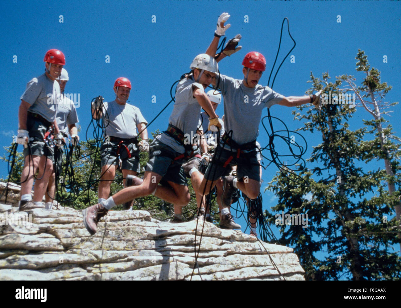 Mar 27, 1998; O'ahu, HI, USA; Actors STEVE VAN WORMER as Stew Deedle and PAUL WALKER as Phil ...