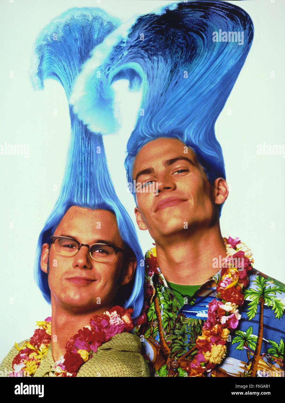 Mar 27, 1998; O'ahu, HI, USA; Actors STEVE VAN WORMER as Stew Deedle and PAUL WALKER as Phil ...