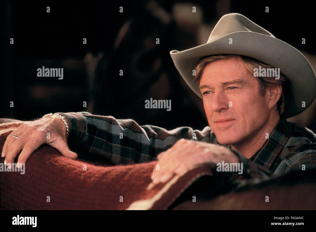 May 15, 1998; LIVINGSTON, MN, USA;Actor ROBERT REDFORD stars as Tom Booker in 'The Horse ...