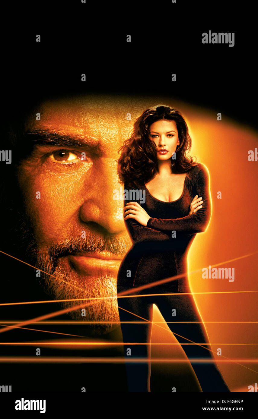 Apr 29, 1999; Los Angeles, CA, USA; Actor SEAN CONNERY as Robert MacDougal and CATHERINE ZETA ...