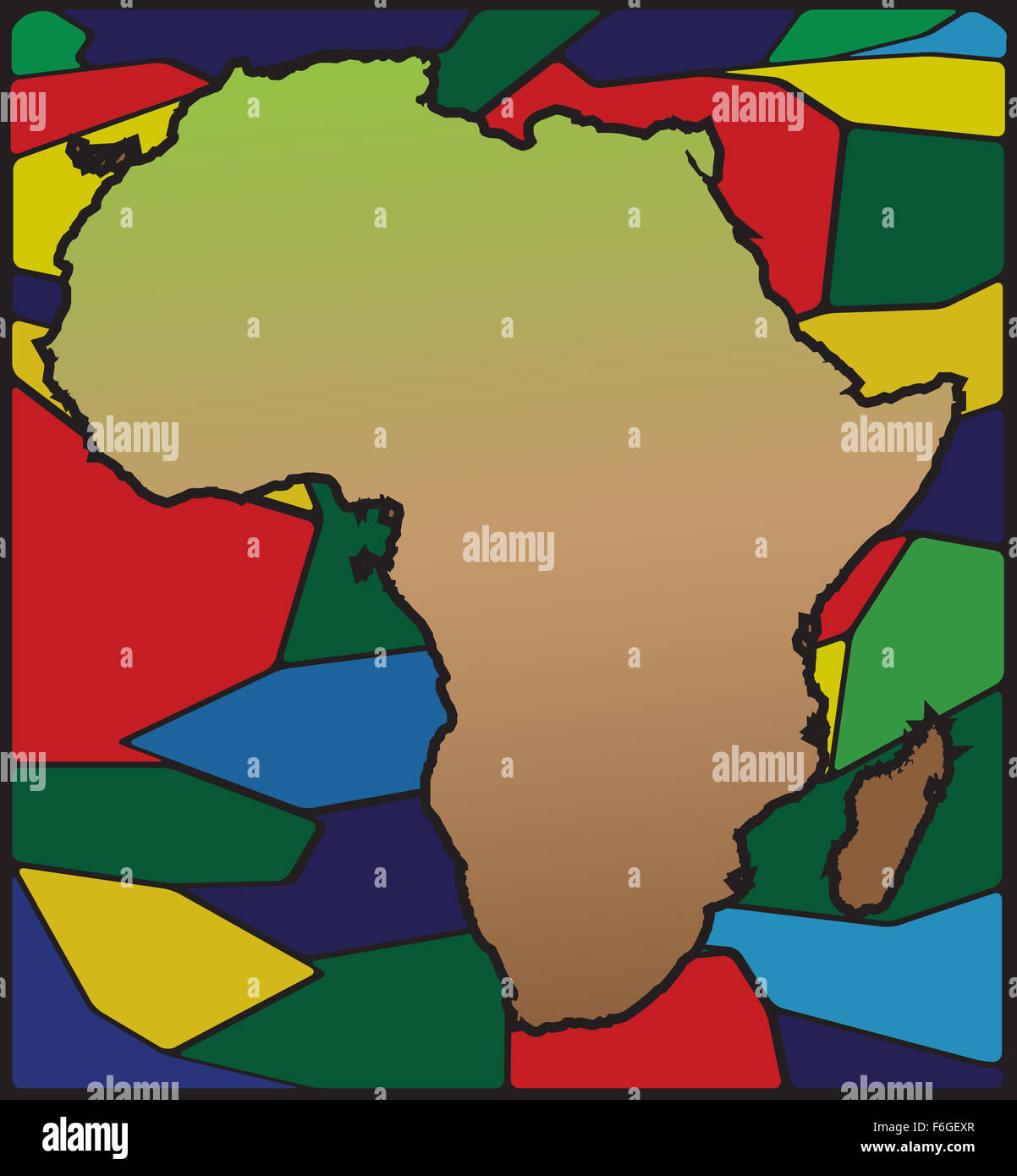 Stained map hi-res stock photography and images - Alamy