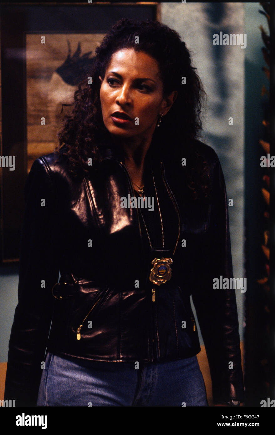 Aug 25, 1999; Los Angeles, CA, USA; Actress PAM GRIER as Det. Angela ...