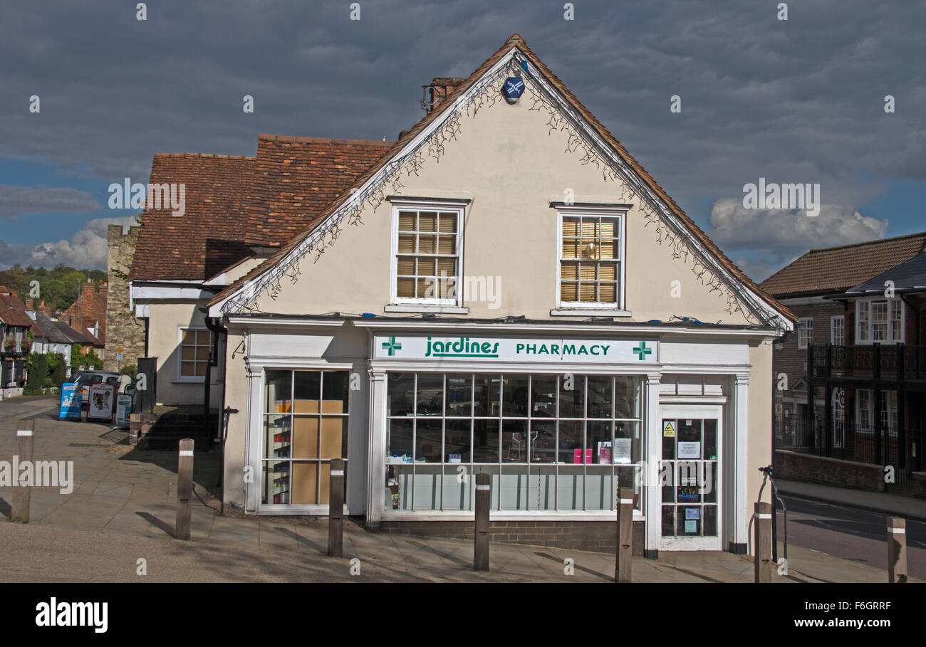 Buckingham Pharmacy Shop Buckinghamshire Stock Photo - Alamy