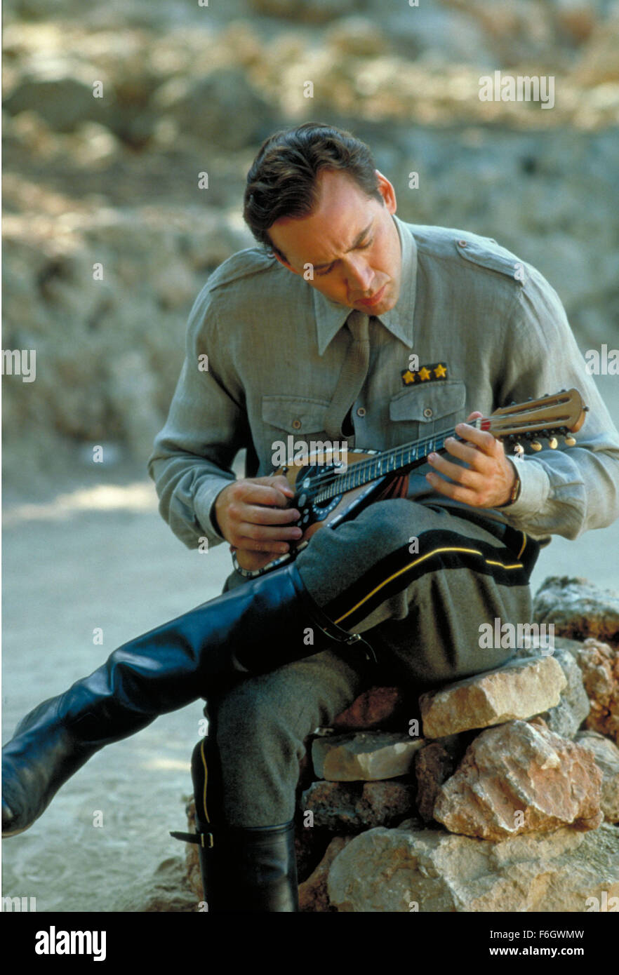 Aug 17, 2001; Kefalloina Island, GREECE; Actor NICHOLAS CAGE as Captain ...