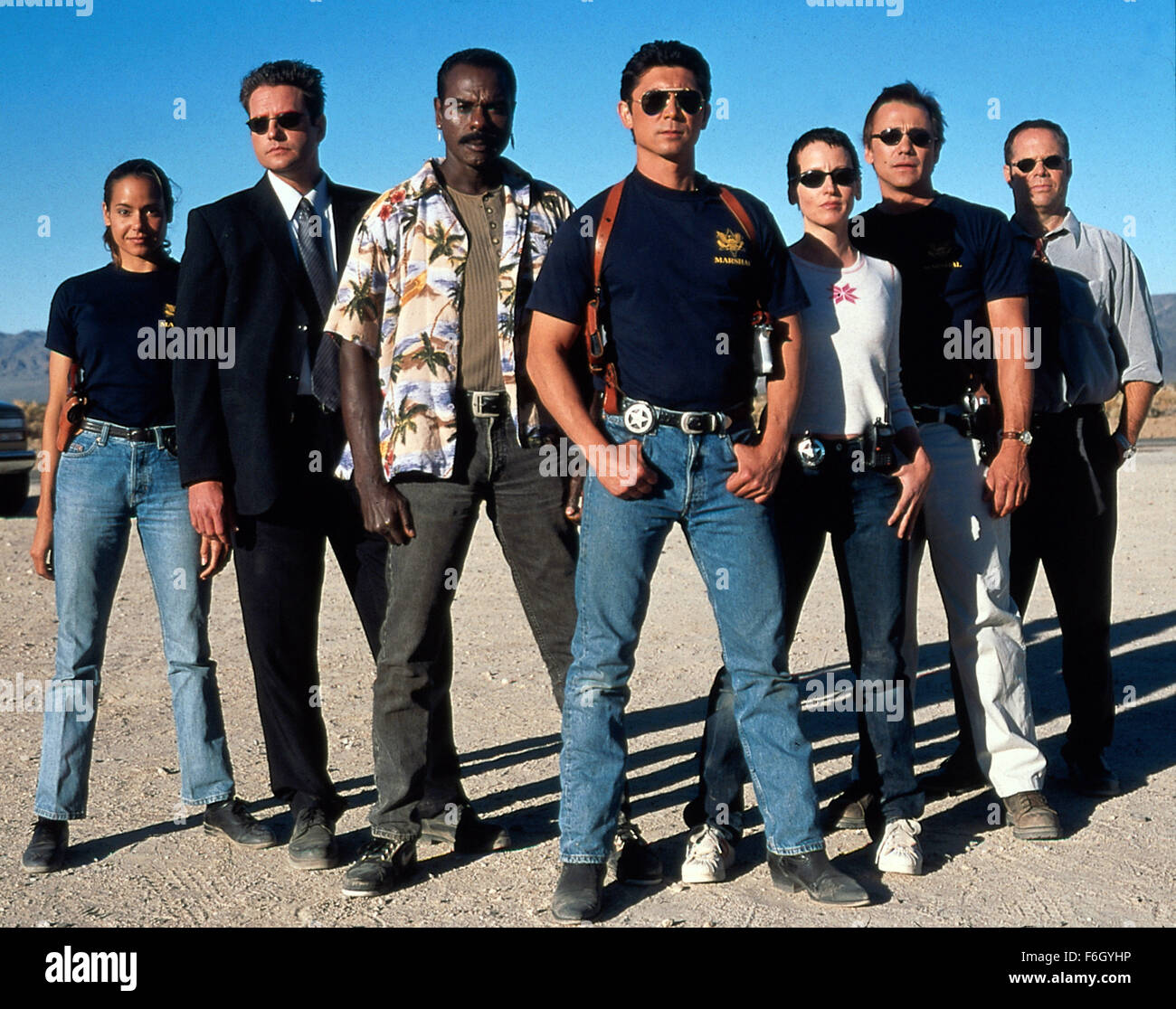 Oct 30, 2001; Vancouver, BC, CANADA; Cast of the action, horror ...