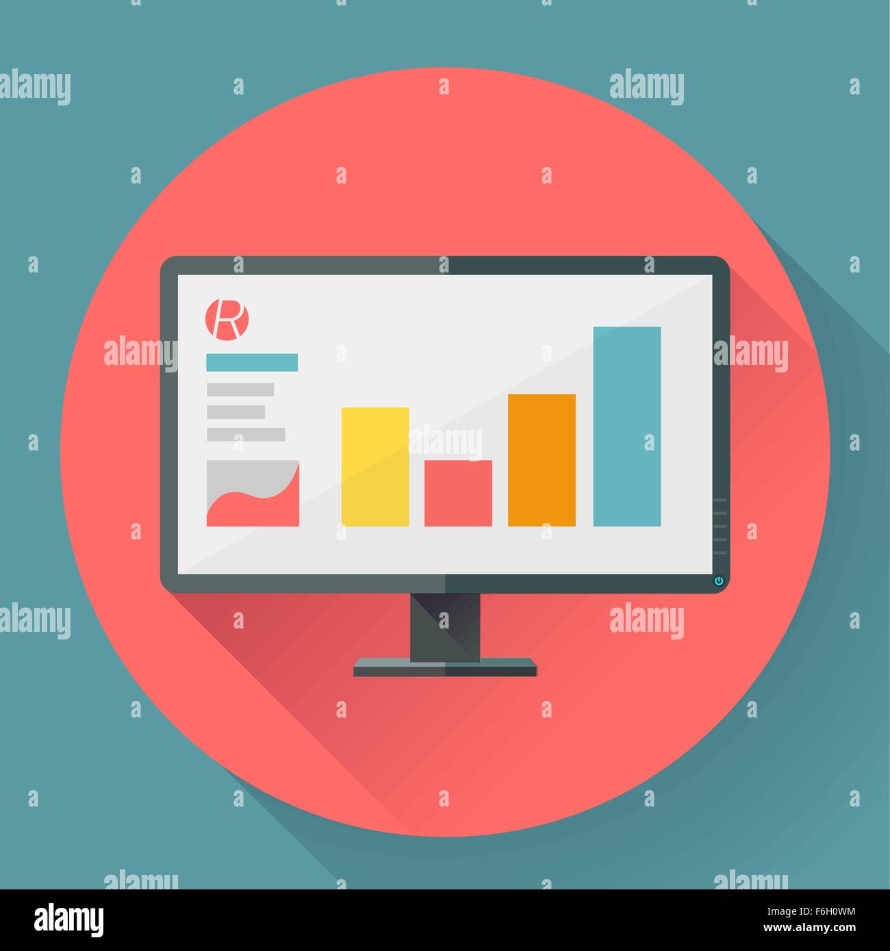 Wide angle screen Stock Vector Images - Alamy