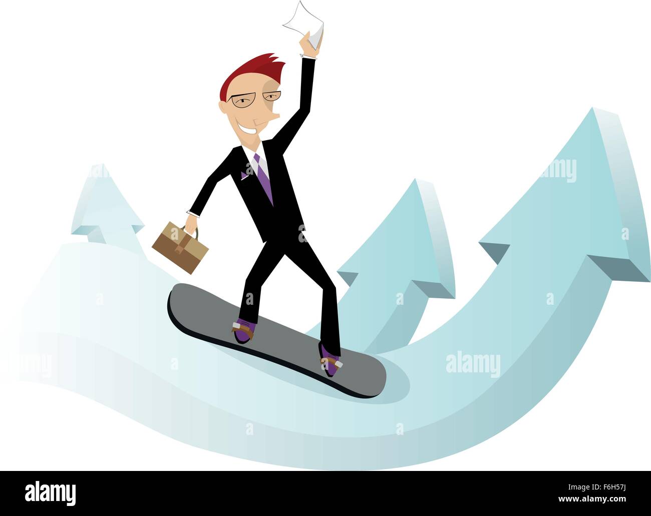 Forward to success Stock Vector Image & Art - Alamy
