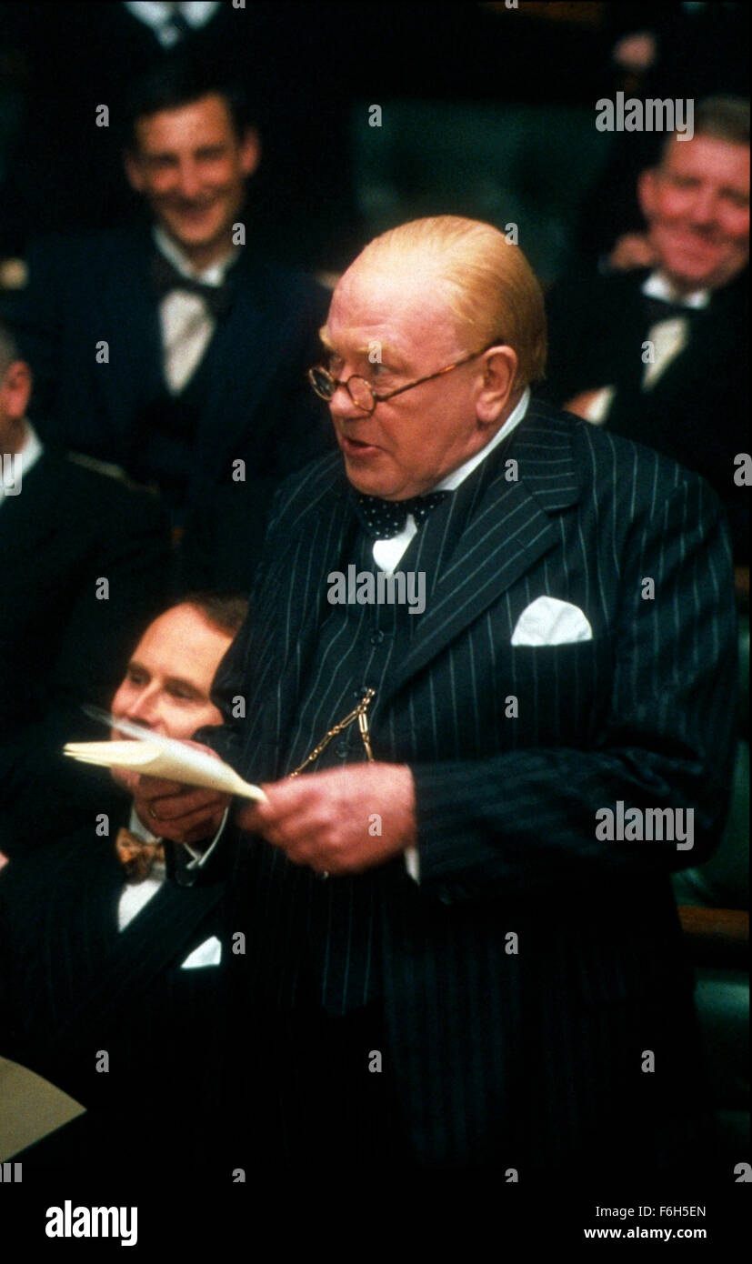 Apr 27, 2002; Hollywood, CA, USA; ALBERT FINNEY as Winston Churchill in ...