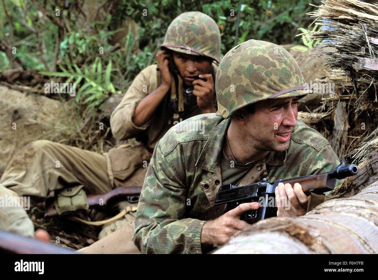 Jun 01, 2002; Hollywood, CA, USA; NICOLAS CAGE & ADAM BEACH in ...