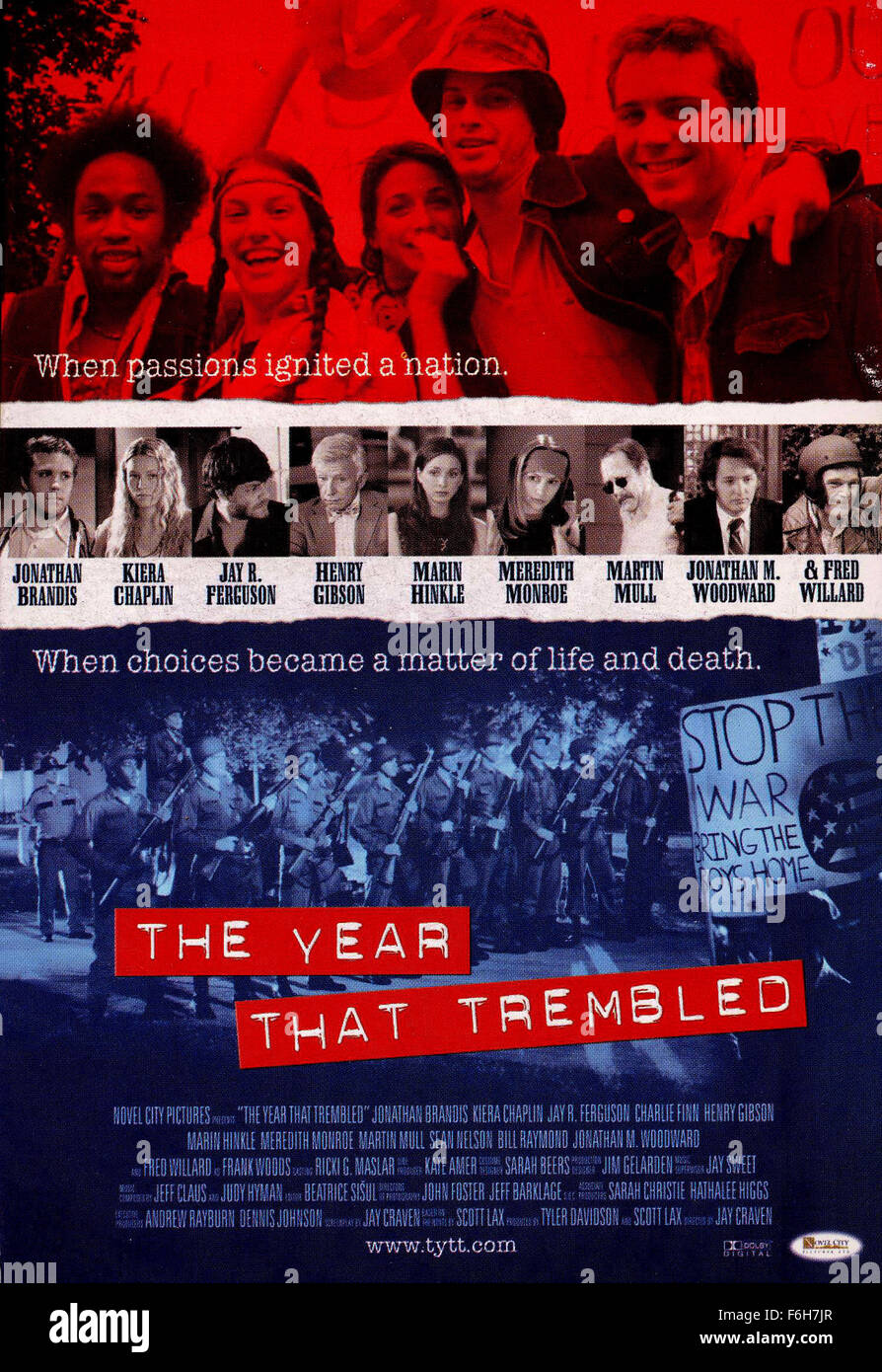 Mar 22, 2002; Hollywood, CA, USA; Poster for the drama ''The Year That ...