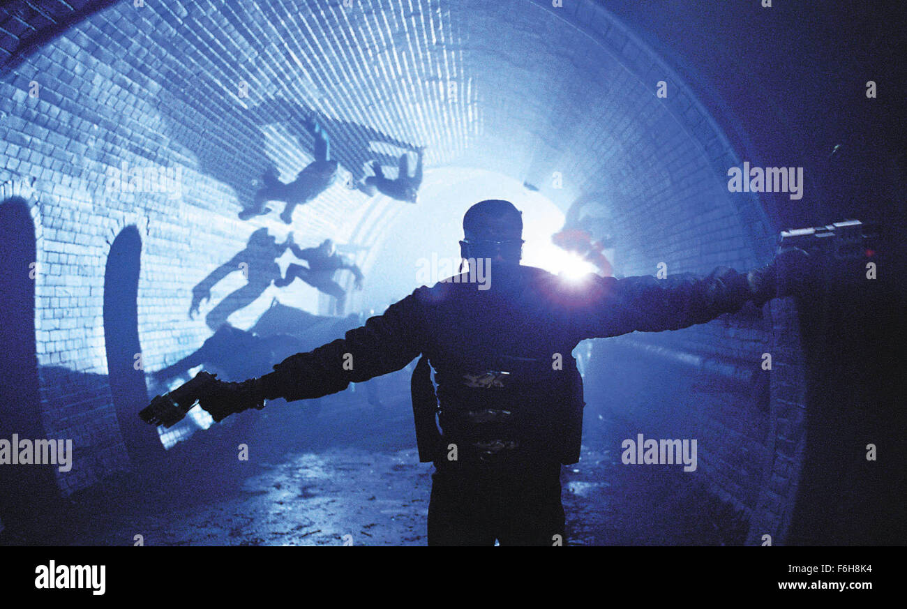 Apr 08, 2002; Hollywood, CA, USA; Actor WESLEY SNIPES as Blade in a ...