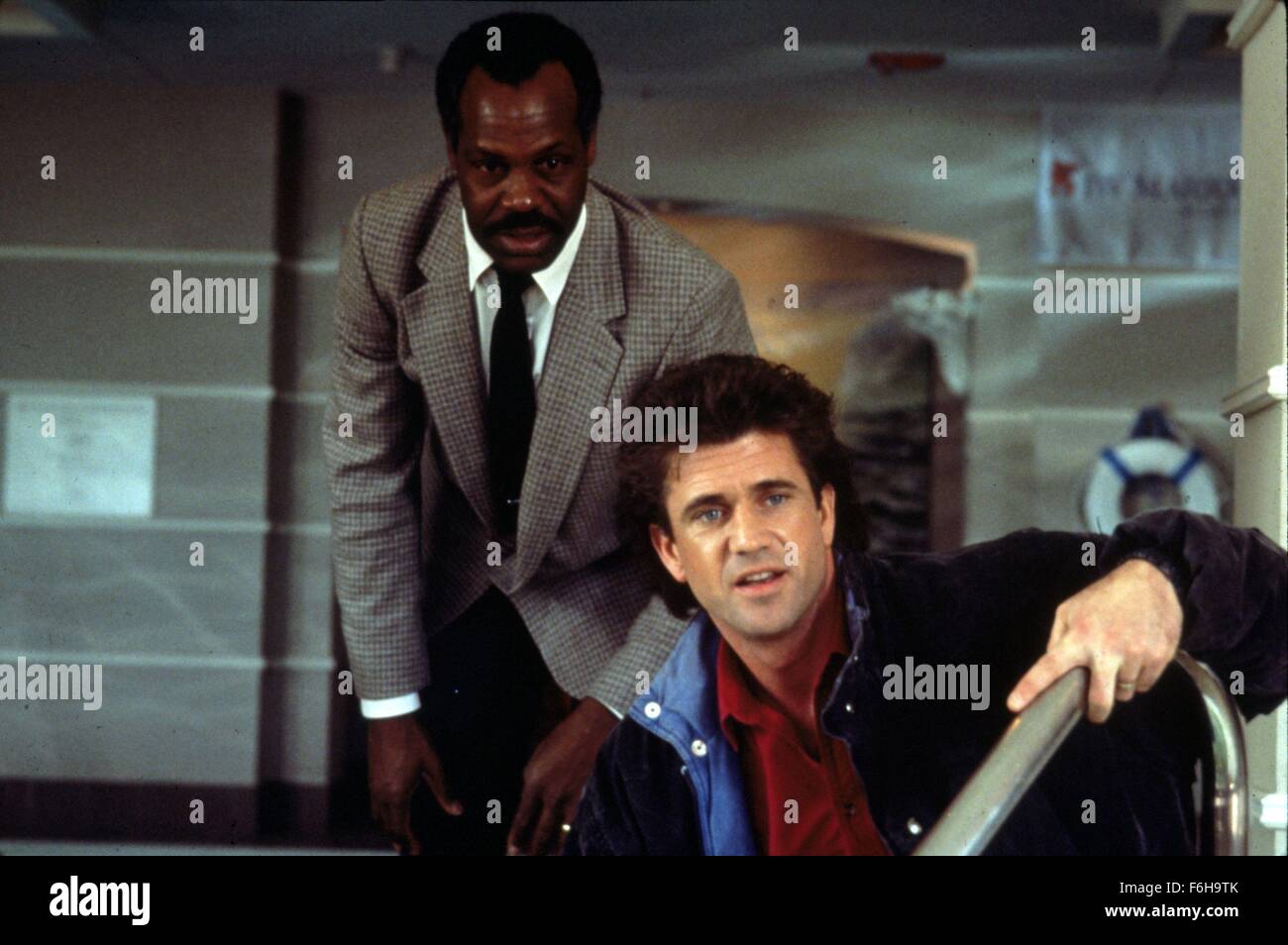1989, Film Title: LETHAL WEAPON 2, Pictured: MEL GIBSON, DANNY GLOVER ...
