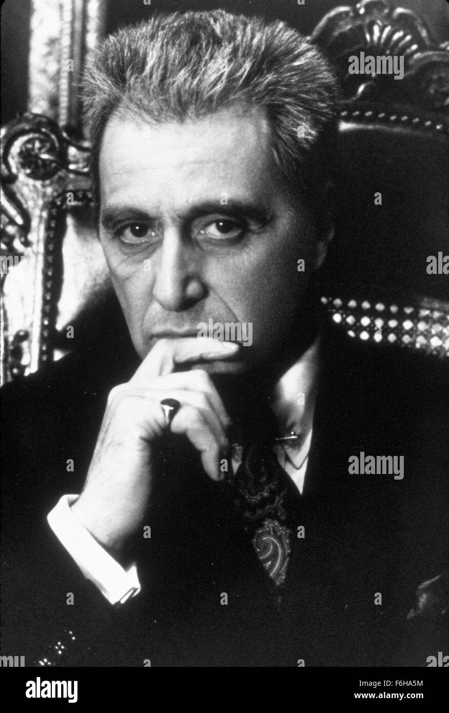 Al pacino as don michael corleone film title the godfather hi-res stock ...