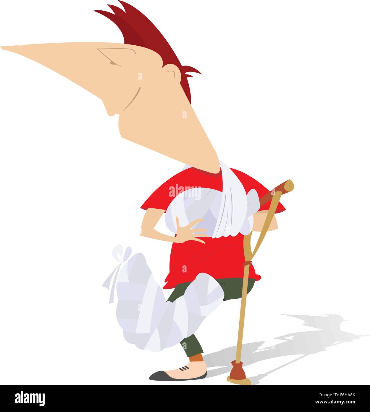 Bandage man Stock Vector Images - Alamy