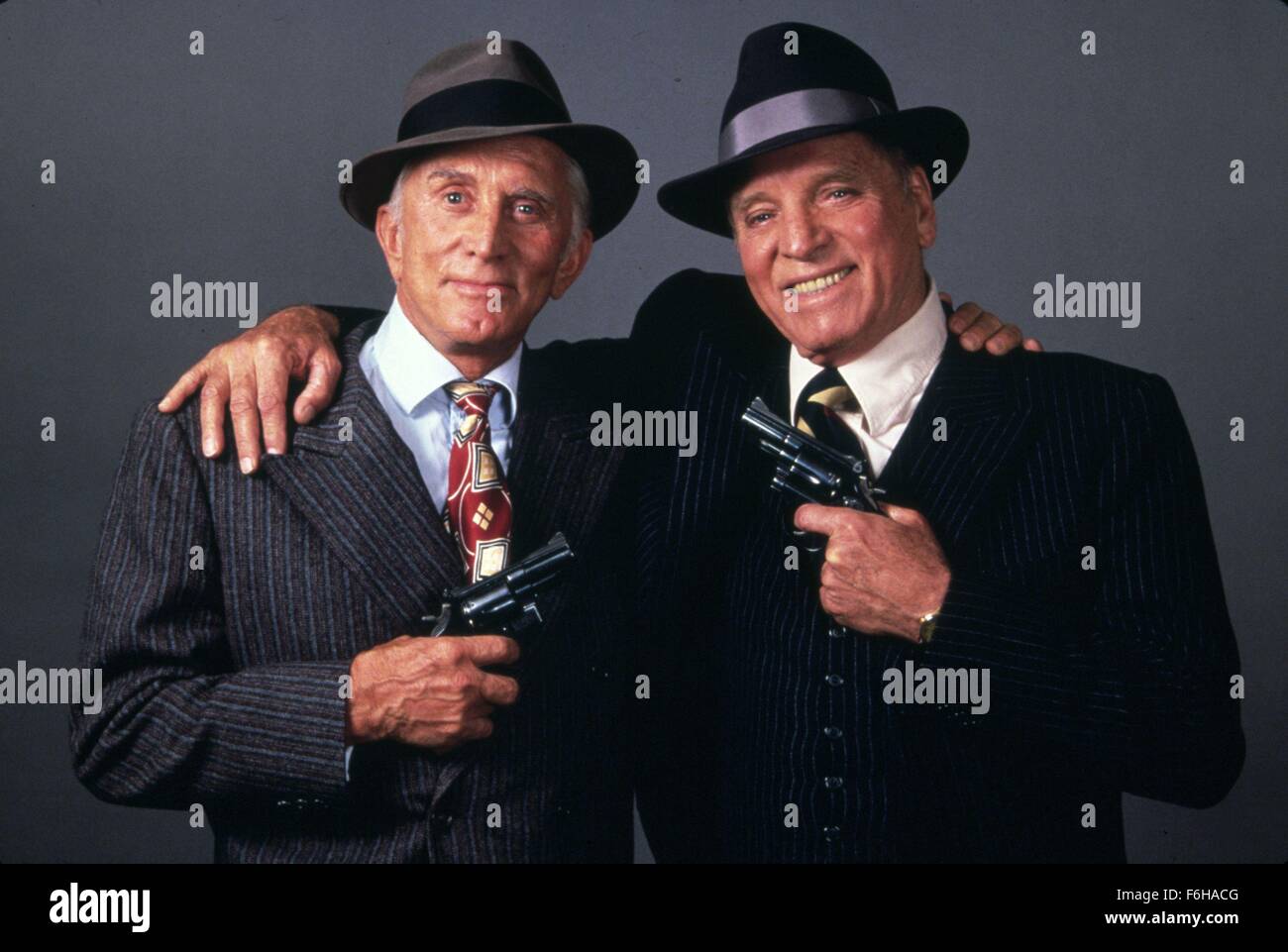 1986, Film Title: TOUGH GUYS, Director: JEFF KANEW, Studio: TOUCHSTONE, Pictured: KIRK DOUGLAS ...