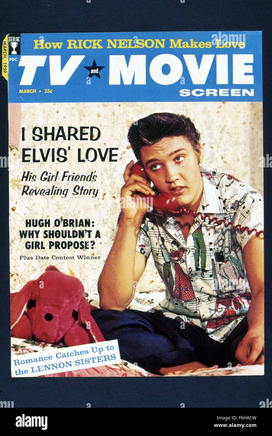 Elvis presley 1959 hi-res stock photography and images - Alamy