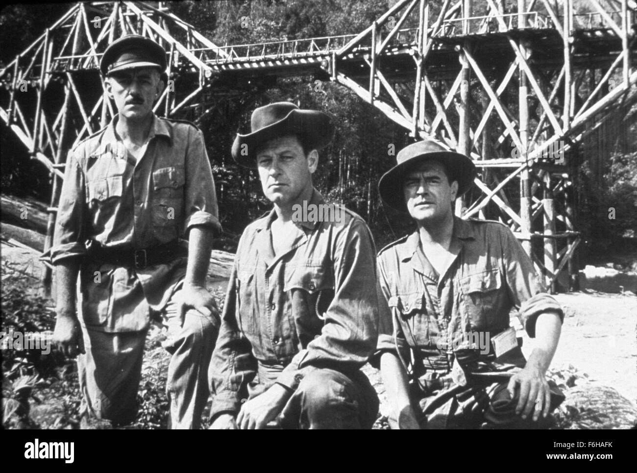 1957, Film Title: BRIDGE ON THE RIVER KWAI, Director: DAVID LEAN ...