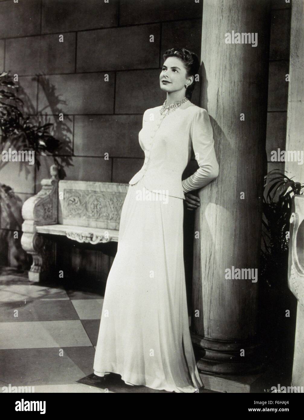 1946, Film Title: NOTORIOUS, Director: ALFRED HITCHCOCK, Studio: SELZNICK, Pictured: INGRID ...