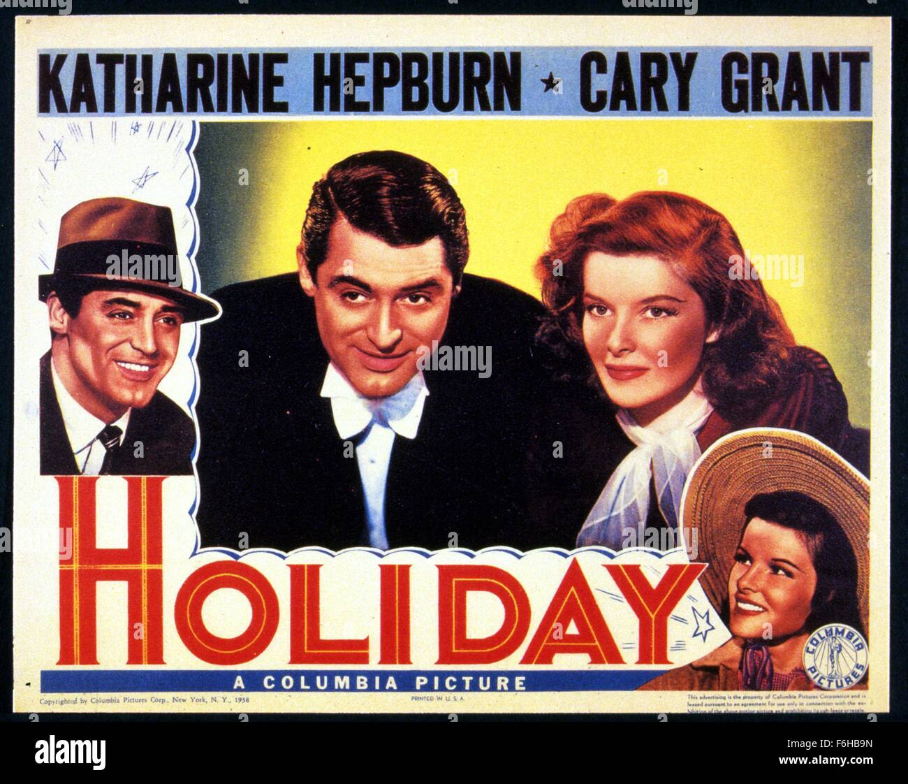 Holiday 1938 katharine hepburn hi-res stock photography and images - Alamy