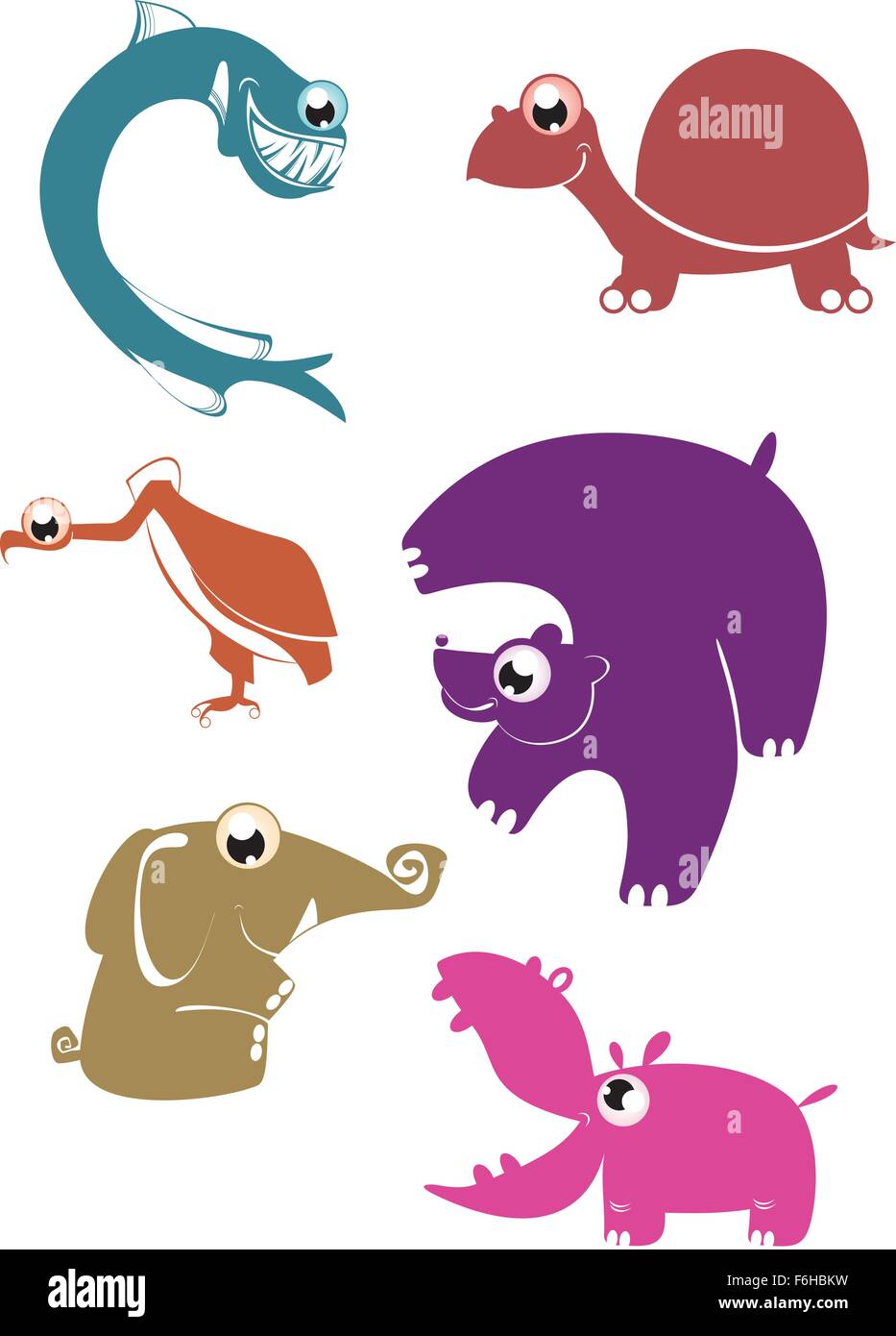 Cartoon funny animals hi-res stock photography and images - Alamy