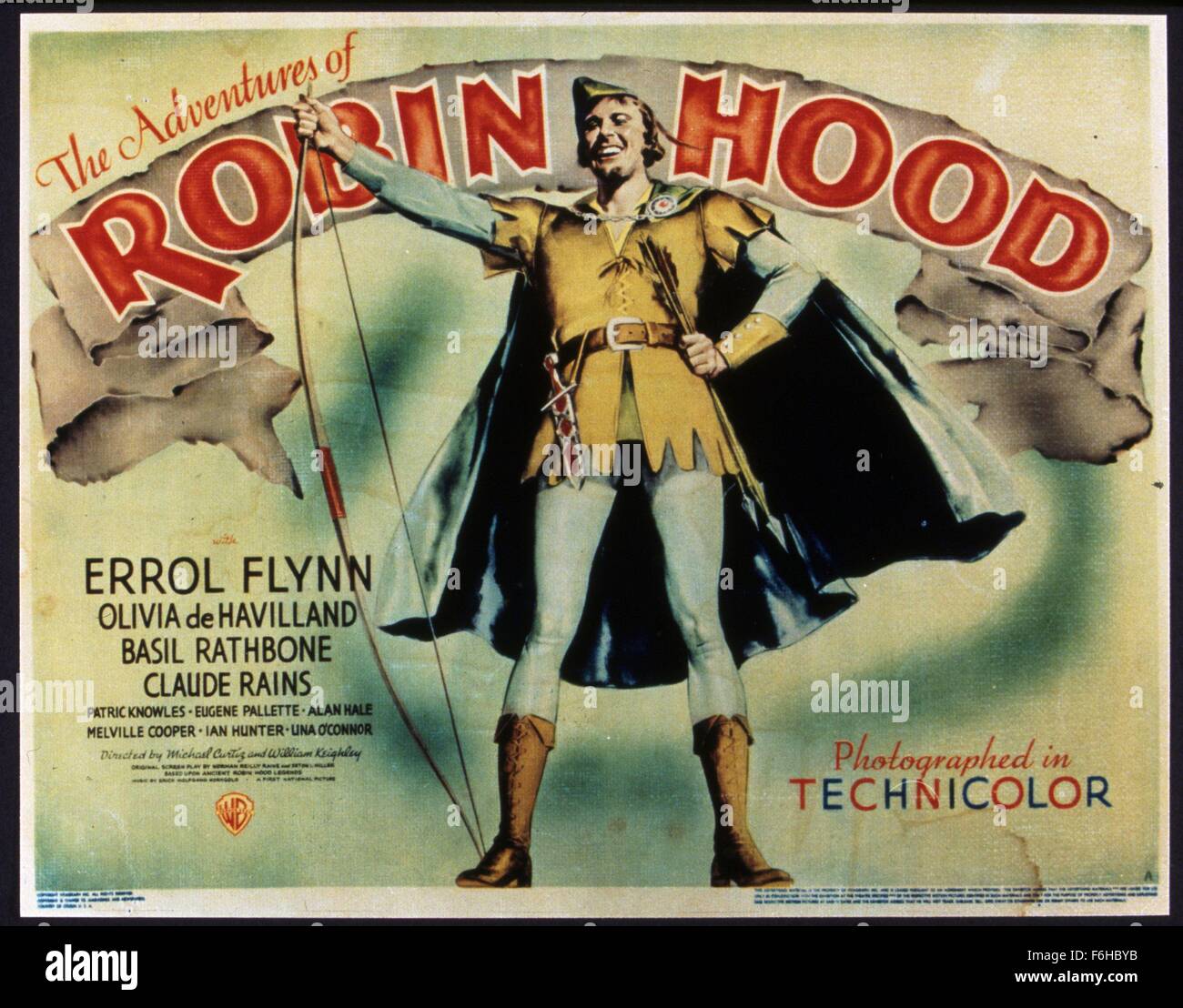 1938, Film Title: ADVENTURES OF ROBIN HOOD, Director: MICHAEL CURTIZ ...