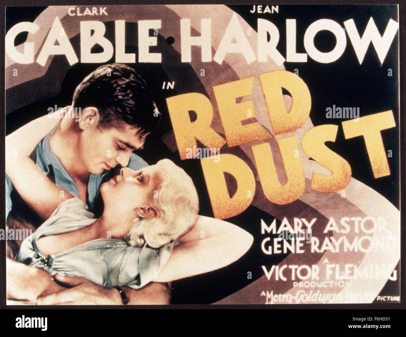 1932, Film Title: RED DUST, Director: VICTOR FLEMING, Studio: MGM ...