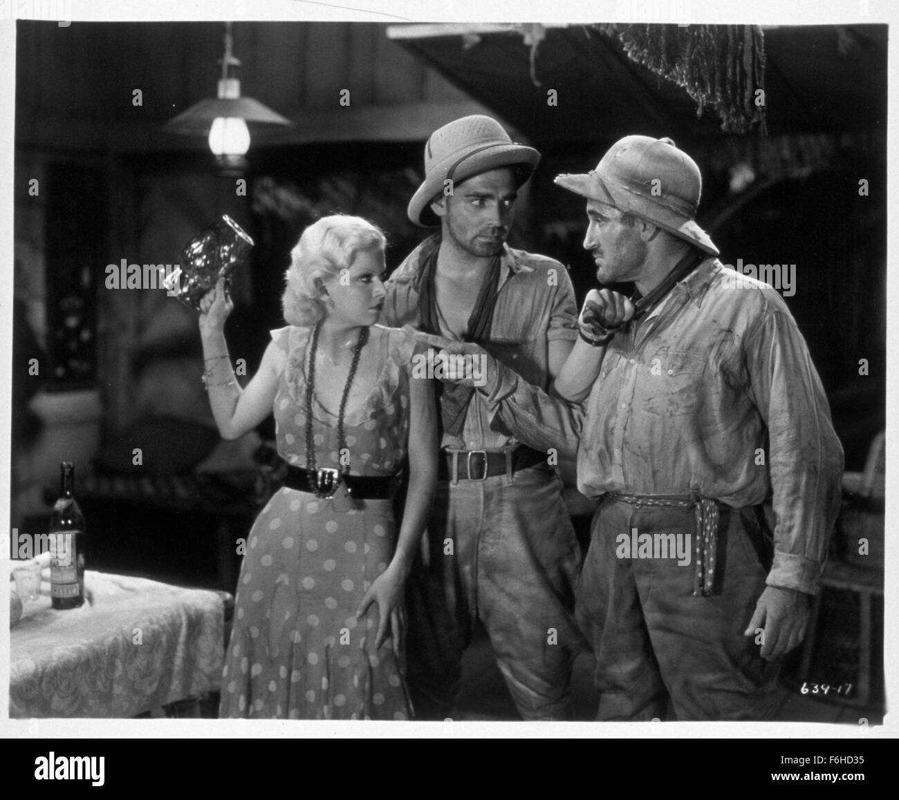 Clark gable and jean harlow red dust Black and White Stock Photos ...