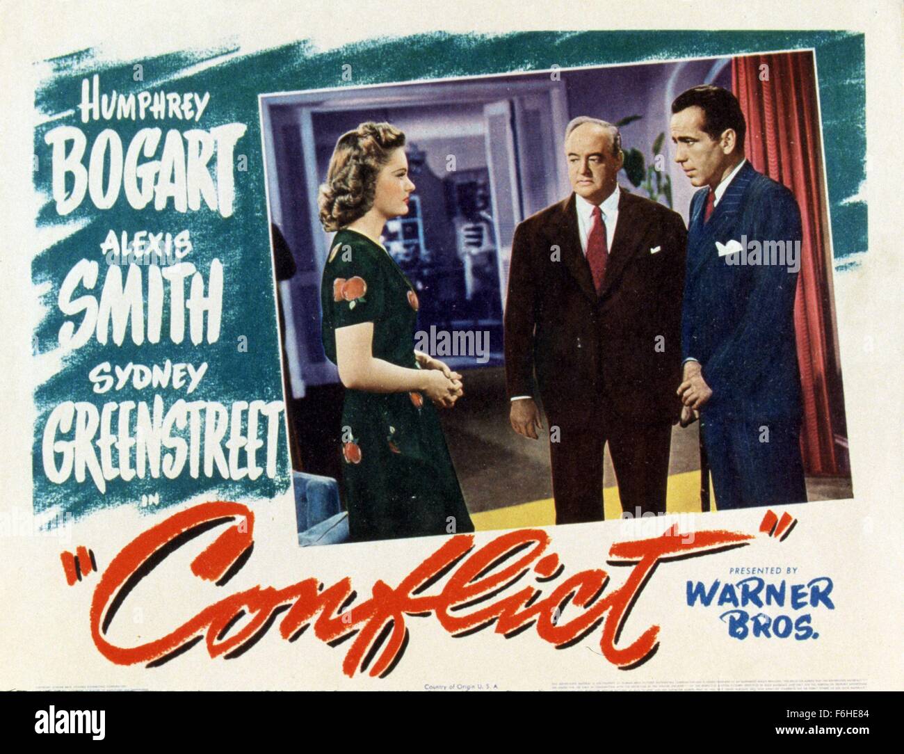1945, Film Title: CONFLICT, Director: CURTIS BERNHARDT, Studio: WARNER ...