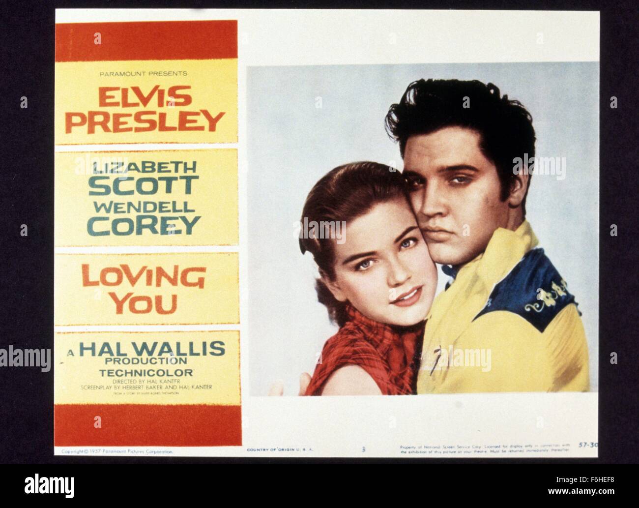 1957, Film Title: LOVING YOU, Director: HAL KANTER, Studio: PARAMOUNT ...