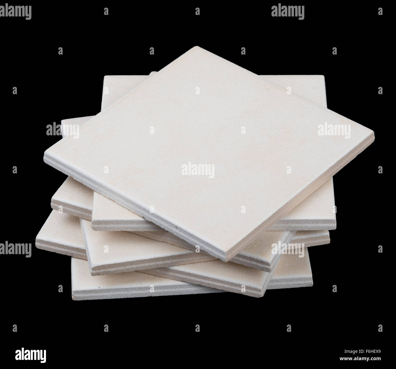 Stack of tiles Stock Photo - Alamy