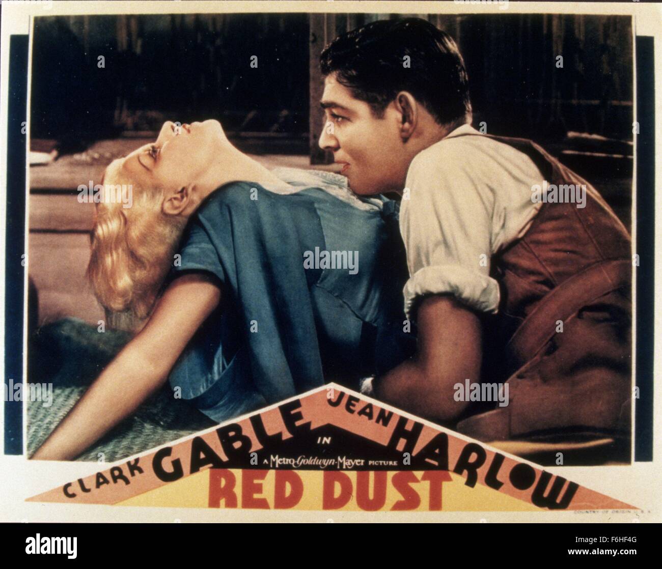 1932, Film Title: RED DUST, Director: VICTOR FLEMING, Studio: MGM Stock ...