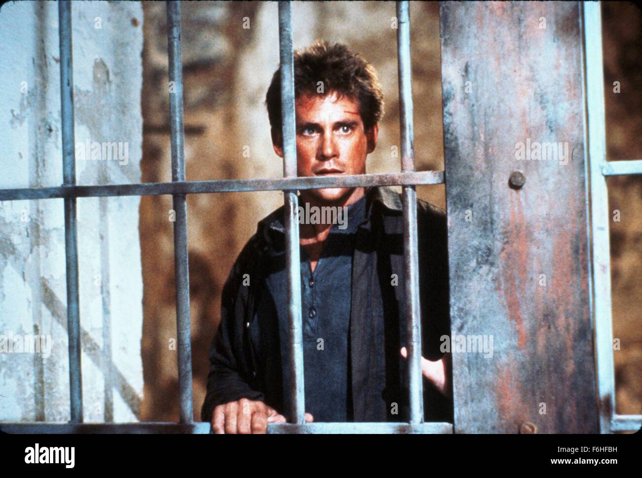 1991, Film Title: HUMAN SHIELD, Studio: CANNON, Pictured: BEHIND BARS ...