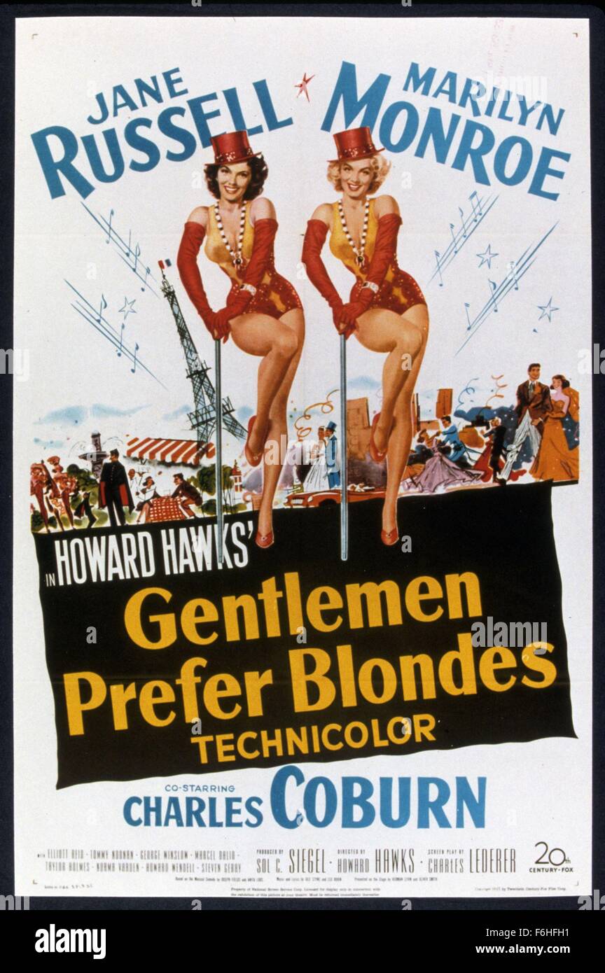 Jane russell and marilyn monroe hi-res stock photography and images - Alamy