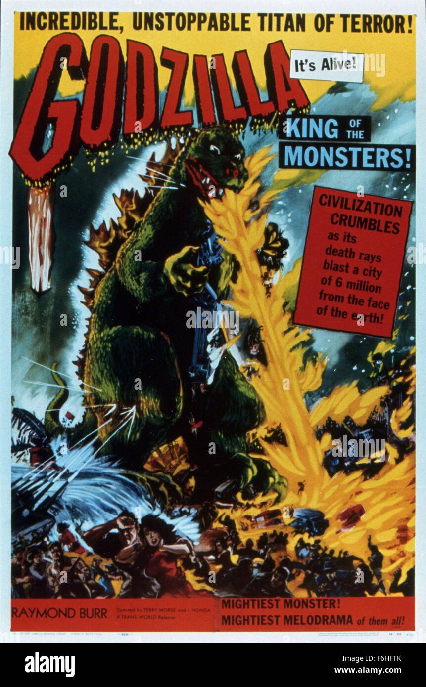 1954, Film Title: GODZILLA, KING OF THE MONSTERS, Director: TERRY MORSE ...