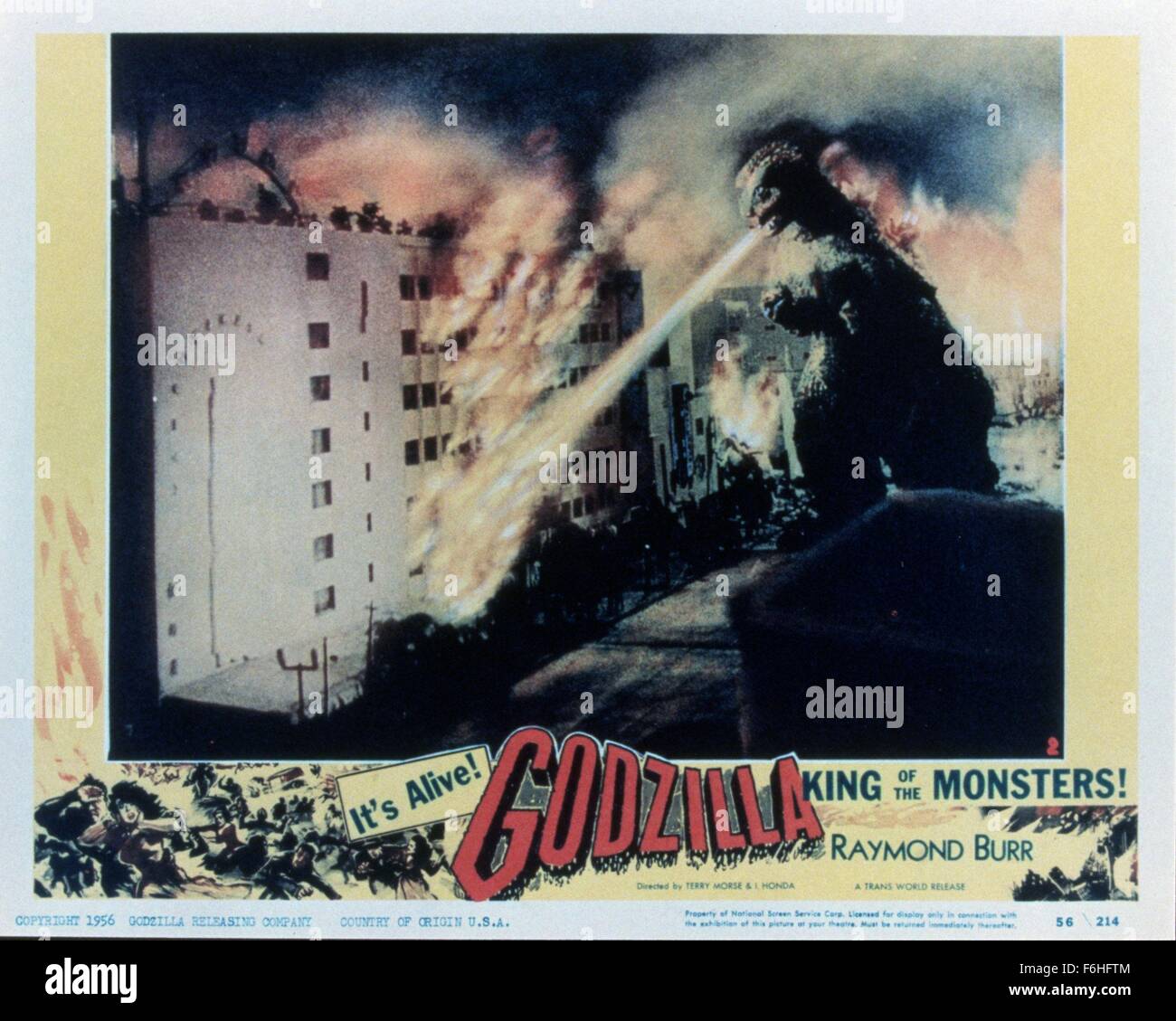 1954, Film Title: GODZILLA, KING OF THE MONSTERS, Director: TERRY MORSE ...