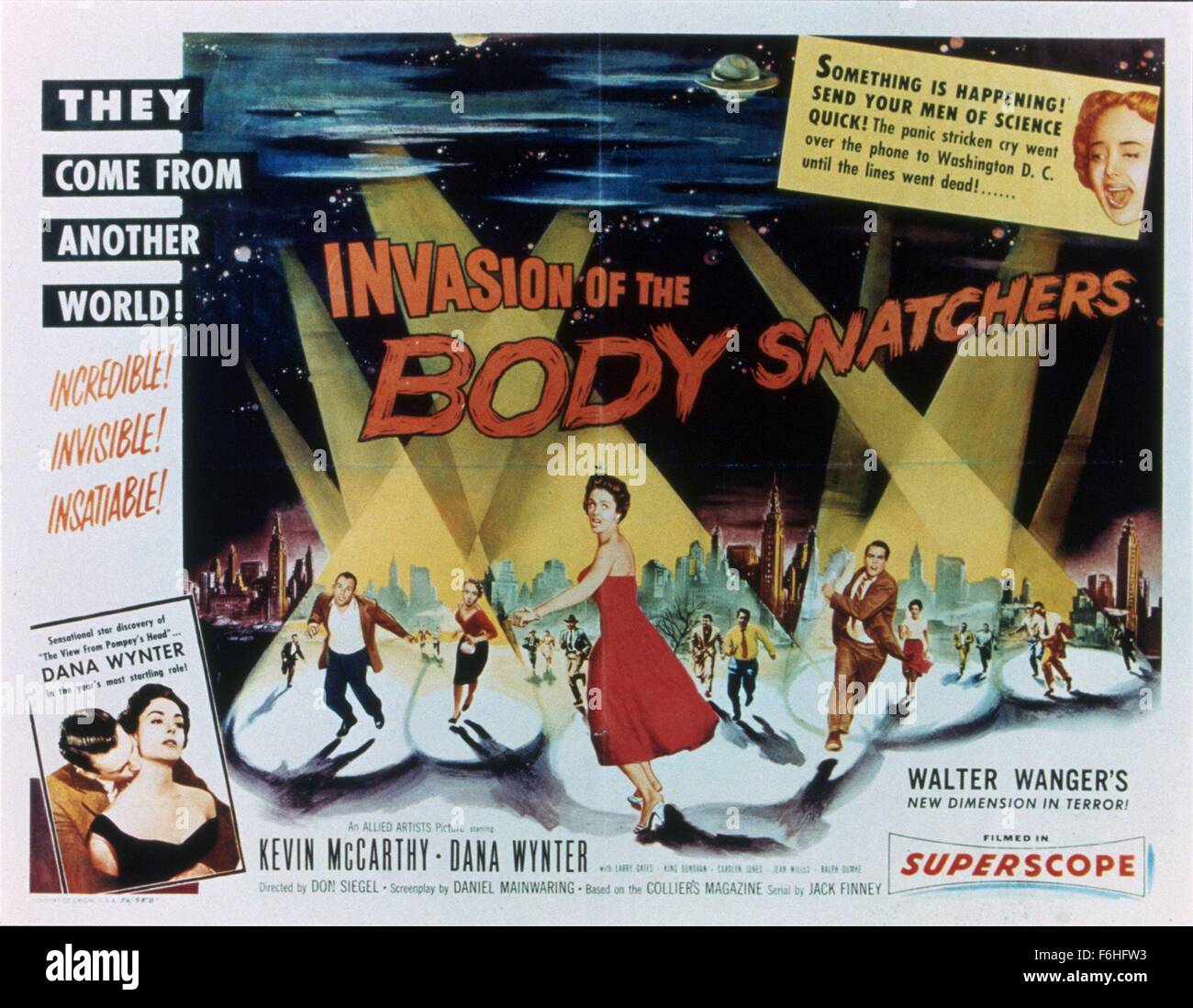 Invasion Of The Body Snatchers 1956 Movie Poster