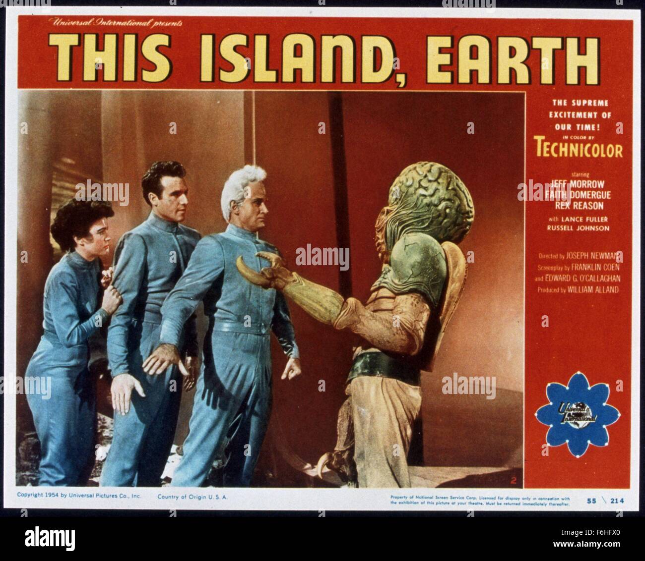 1955, Film Title: THIS ISLAND, EARTH, Director: JOSEPH NEWMAN, Studio: UNIVERSAL, Pictured ...