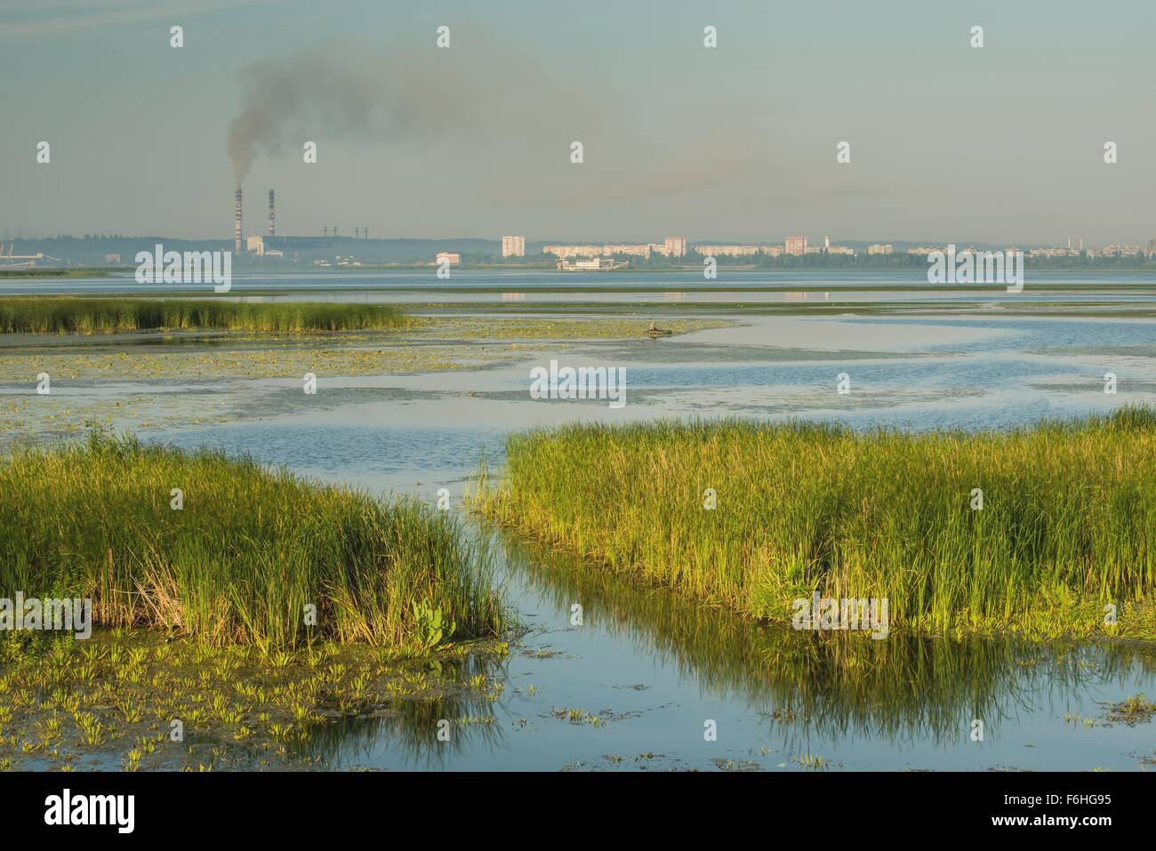 Beautiful view dnieper river hi-res stock photography and images - Alamy