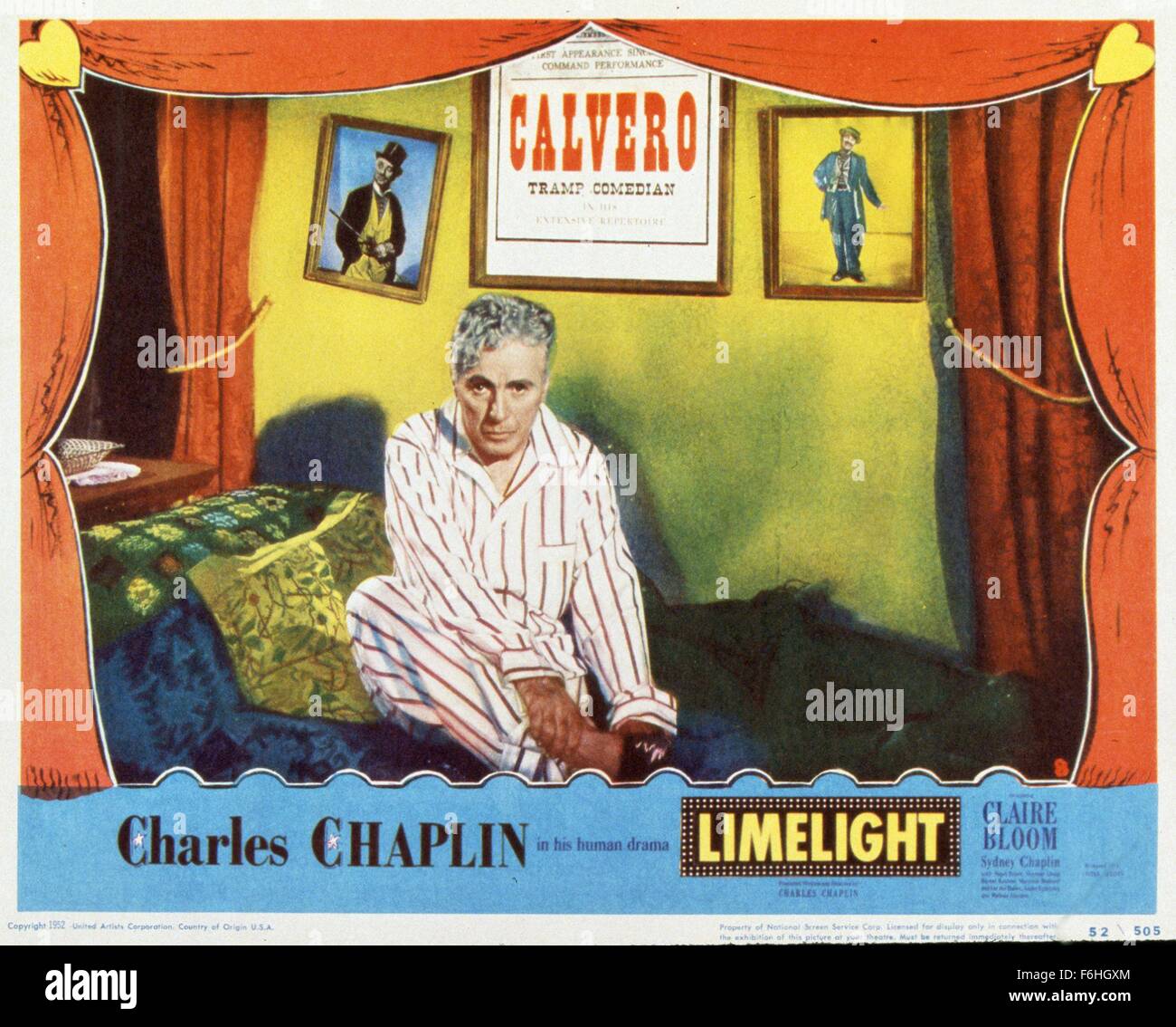 1952, Film Title: LIMELIGHT, Director: CHARLES CHAPLIN, Studio: UA ...