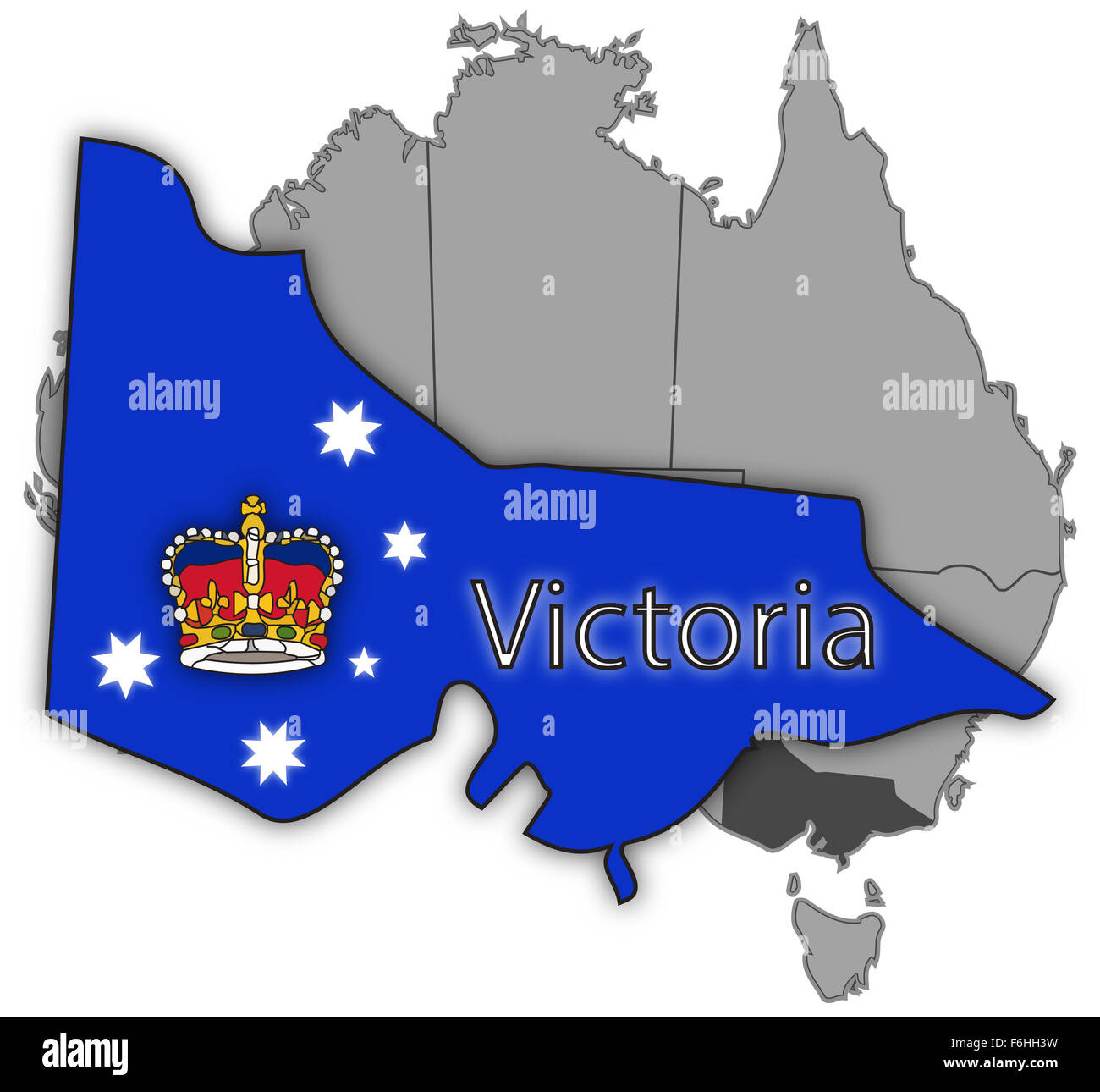 Victoria south australian border Cut Out Stock Images & Pictures - Alamy