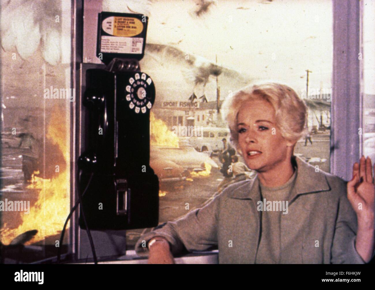 1963, Film Title: BIRDS, Director: ALFRED HITCHCOCK, Pictured: TIPPI ...