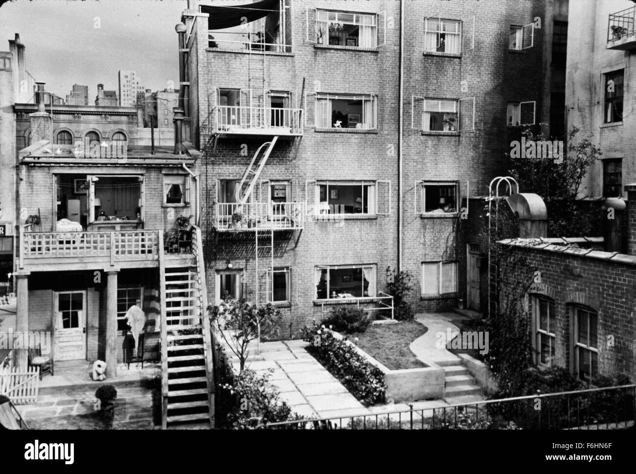 1954, Film Title: REAR WINDOW, Director: ALFRED HITCHCOCK, Studio ...