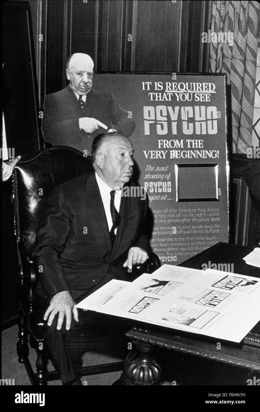 1960, Film Title: PSYCHO, Director: ALFRED HITCHCOCK, Studio: PARAMOUNT ...