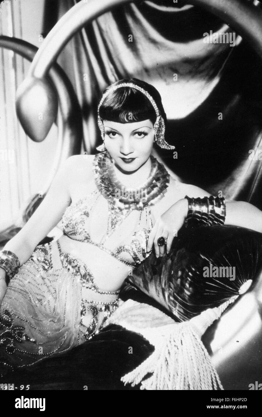 1934, Film Title: CLEOPATRA, Director: CECIL B DeMILLE, Studio: PARAMOUNT, Pictured: CLAUDETTE ...