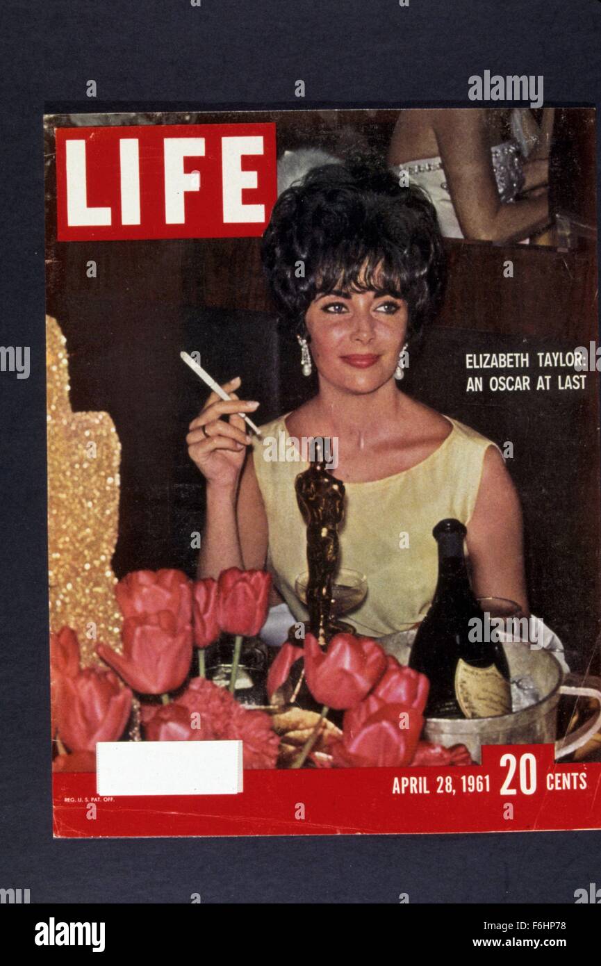 Elizabeth taylor academy award 1961 hi-res stock photography and images ...