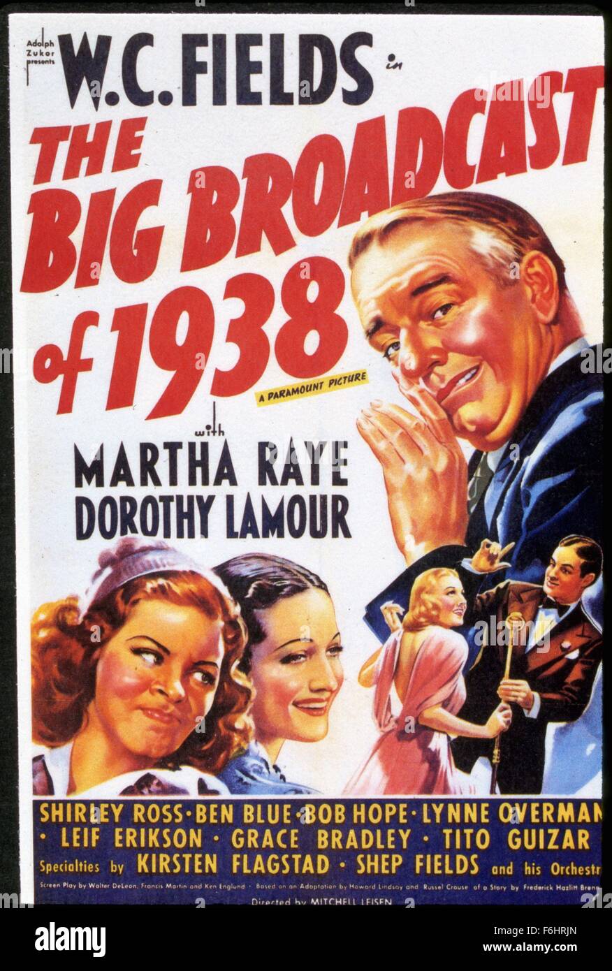 1938, Film Title: BIG BROADCAST OF 1938, Director: MITCHELL LEISEN ...