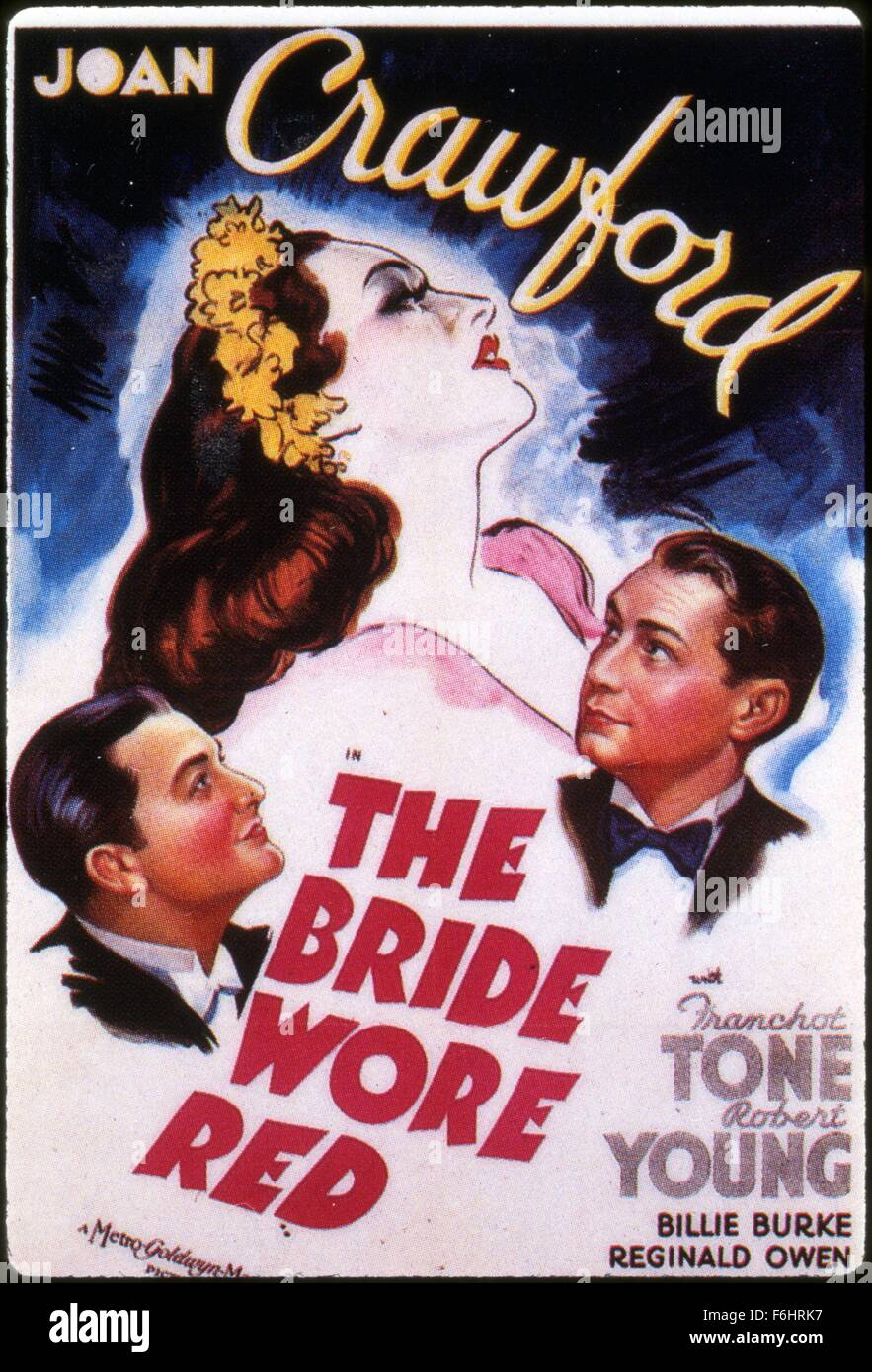 1937, Film Title: BRIDE WORE RED, Director: DOROTHY ARZNER, Studio: MGM ...
