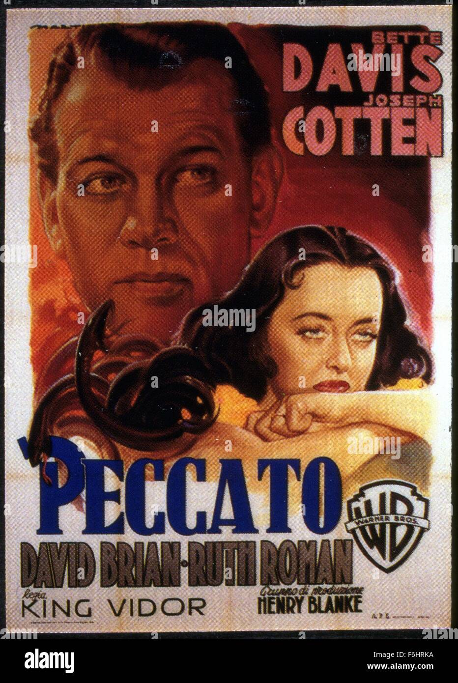 1949, Film Title: BEYOND THE FOREST, Director: KING VIDOR, Studio ...
