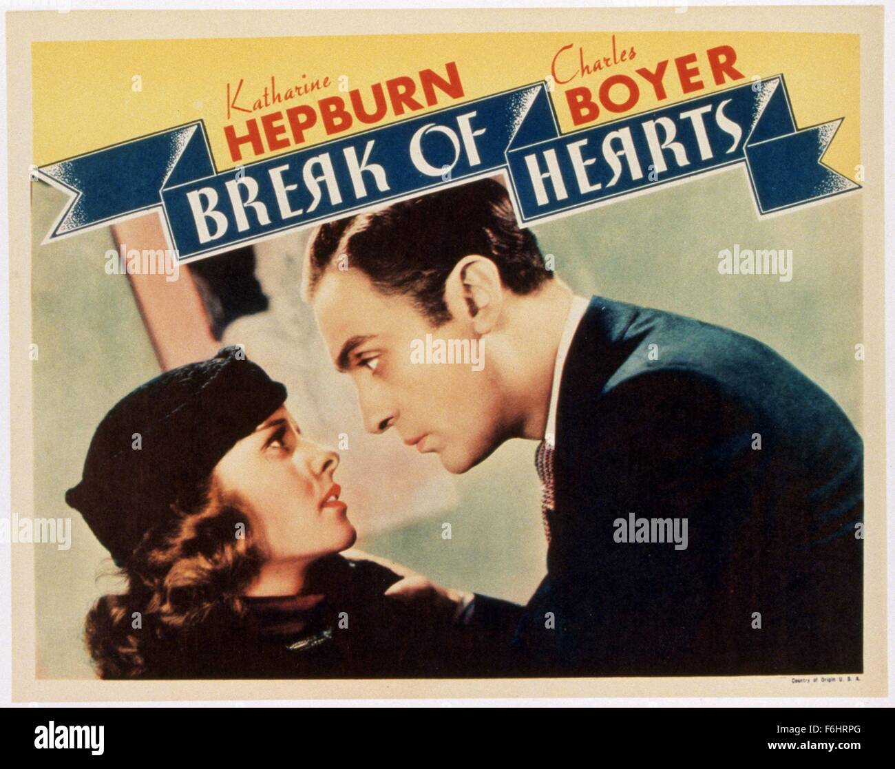 1935, Film Title: BREAK OF HEARTS, Director: PHILIP MOELLER, Studio ...
