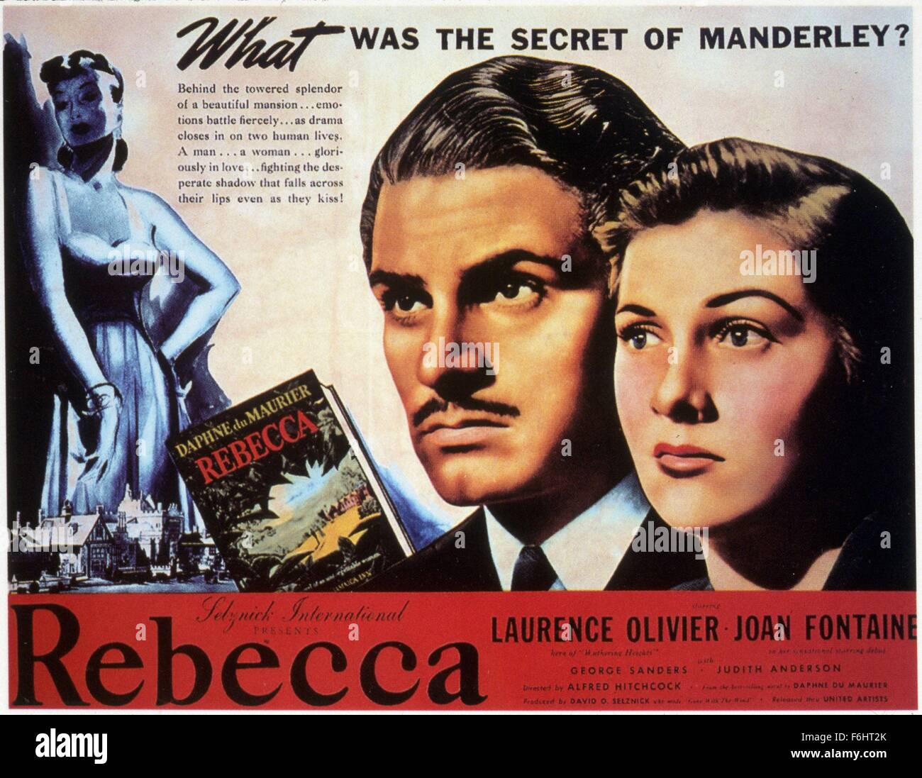 1940, Film Title: REBECCA, Director: ALFRED HITCHCOCK, Studio: SELZNICK ...